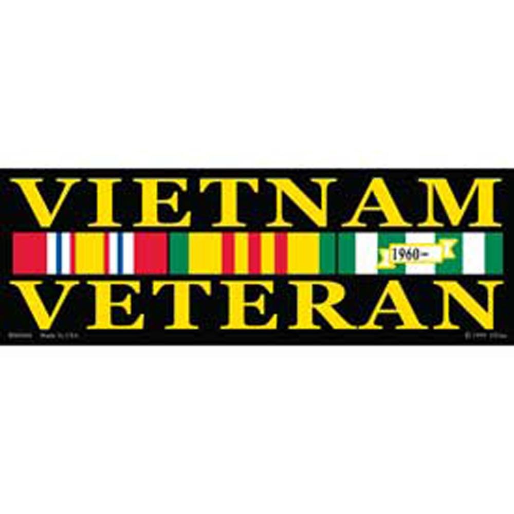 Amazon.com: Veteran Vietnam War Bumper Sticker 3-1/4"X9" : Automotive