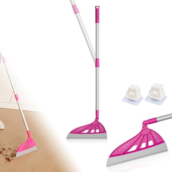 Amazon.com: Magic Broom Household Silicone Broom, Multifunction Floor Squeegee with 2 Heads ...