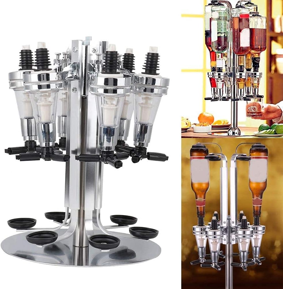 Soporte, Despachador De 6 Botellas Giratorio Carrusel De Montaje ...