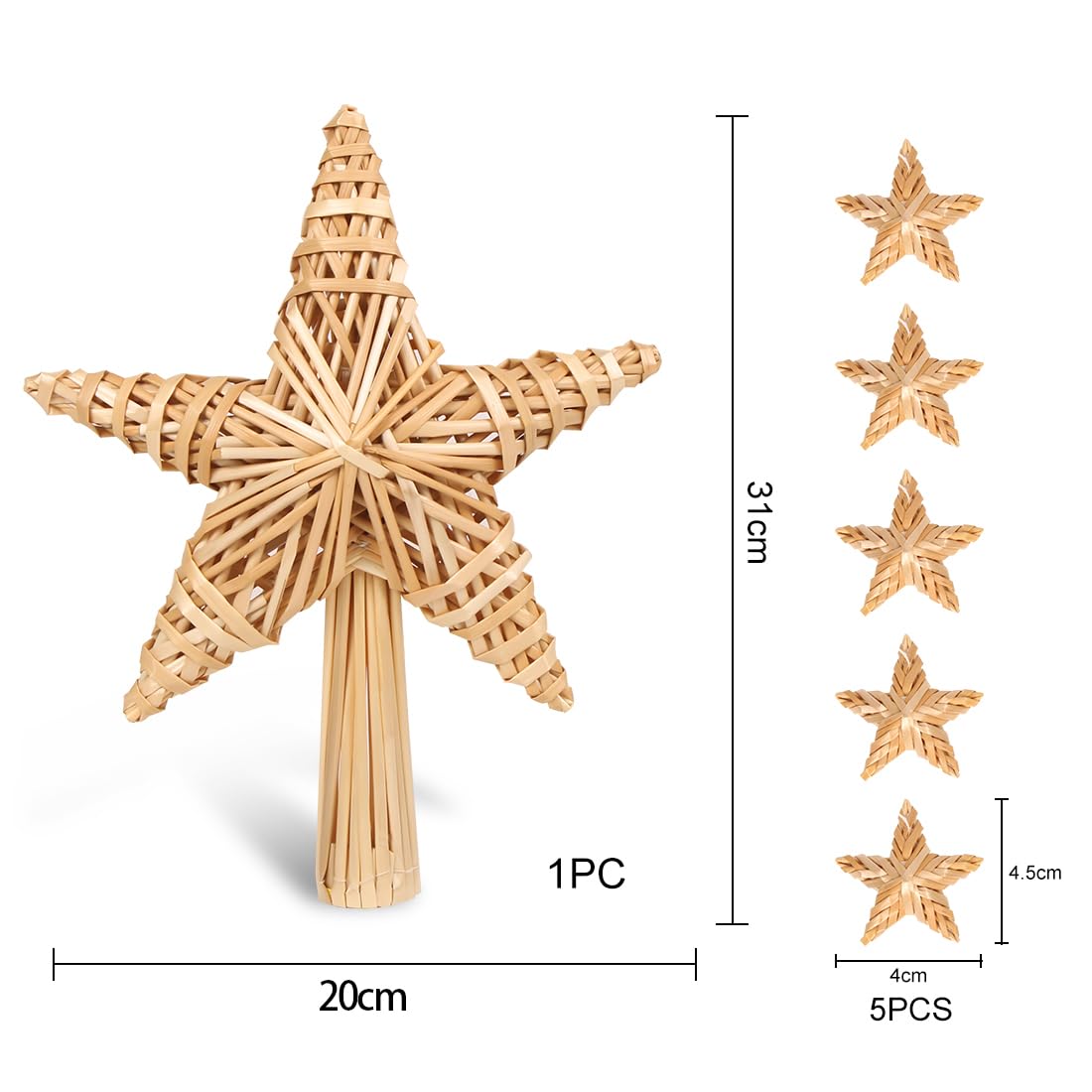 Straw Tree Topper