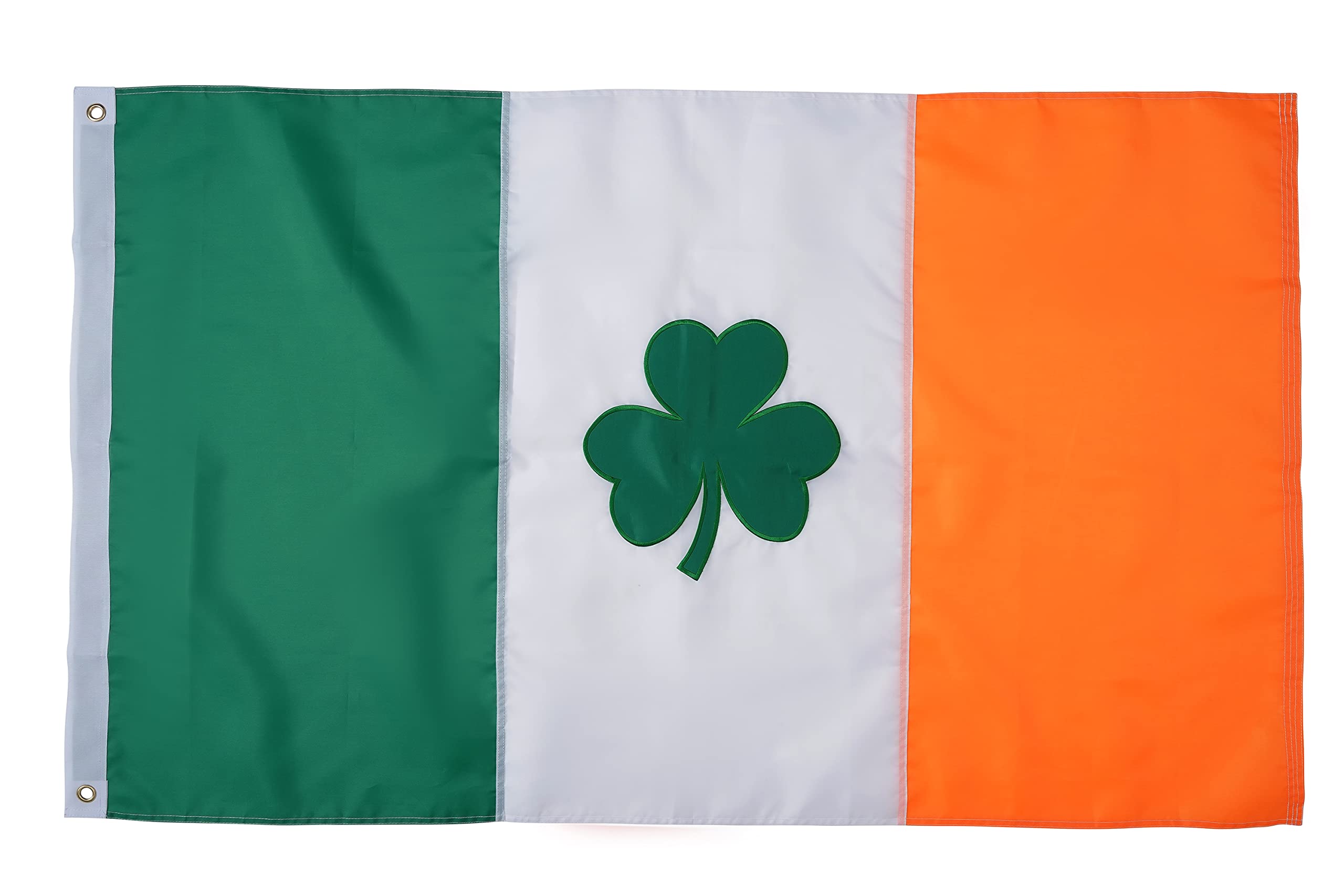 Amazon.com : FLAGPARK Ireland Flag 4x6 FT with Shamrock Embroidered ...