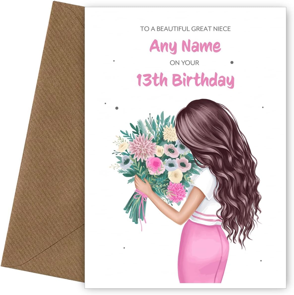 For A Special Niece 13 Today Birthday Card - 13th : Amazon.co.uk ...