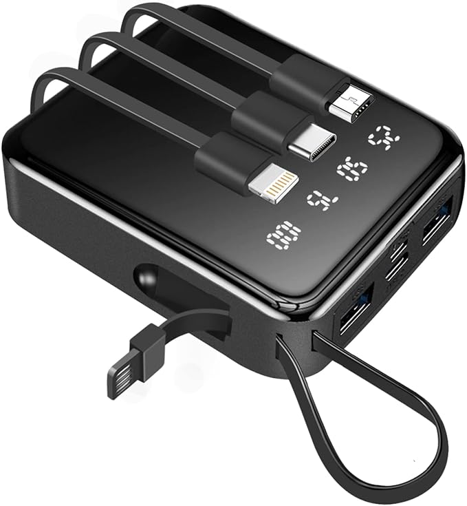 Amazon.com: Portable Charger Power Bank 20000mAh - Portable Phone ...