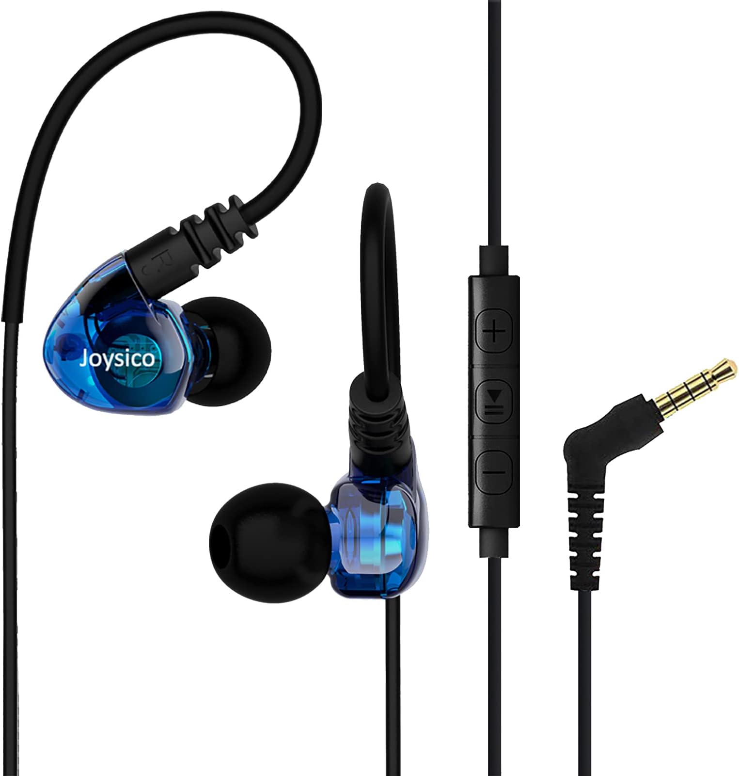 Amazon.com: Joymiso 16Ft Extra Long Cord Earbuds Headphones for TV PC ...