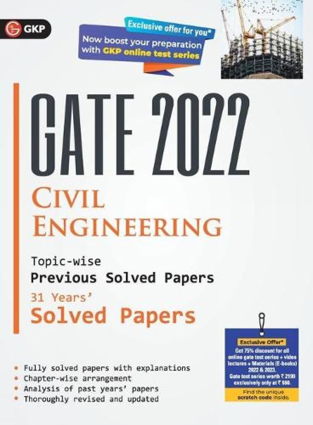 Buy GATE 2022 Civil Engineering - 31 Years Topic Wise Previous Solved ...