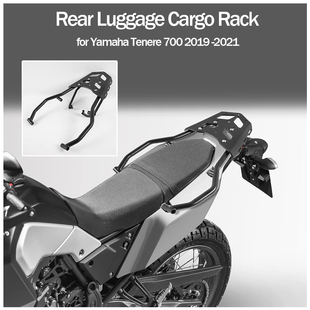 Buy Motorcycle Steel Rear Luggage Cargo Rack Extended Shelf Bar Carrier ...