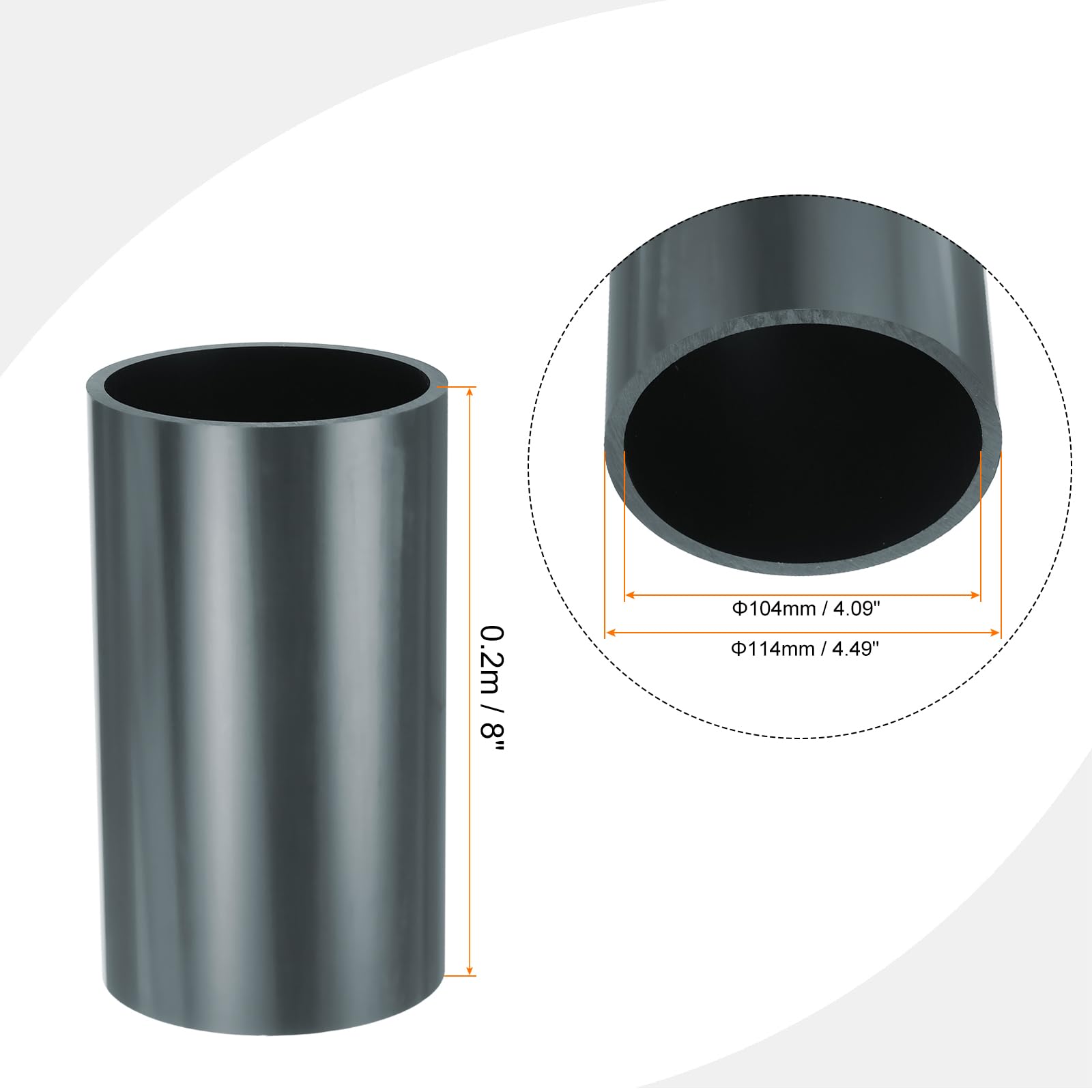 Round Plastic Pipe