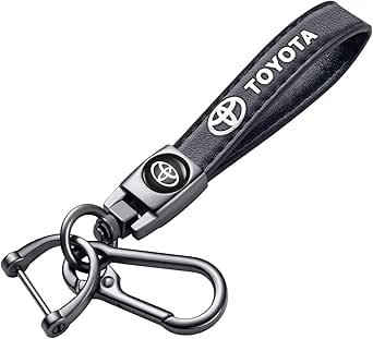 TACOMA Genuine Leather Car Keychain Fit for Toyota Avalon Camry Prius ...