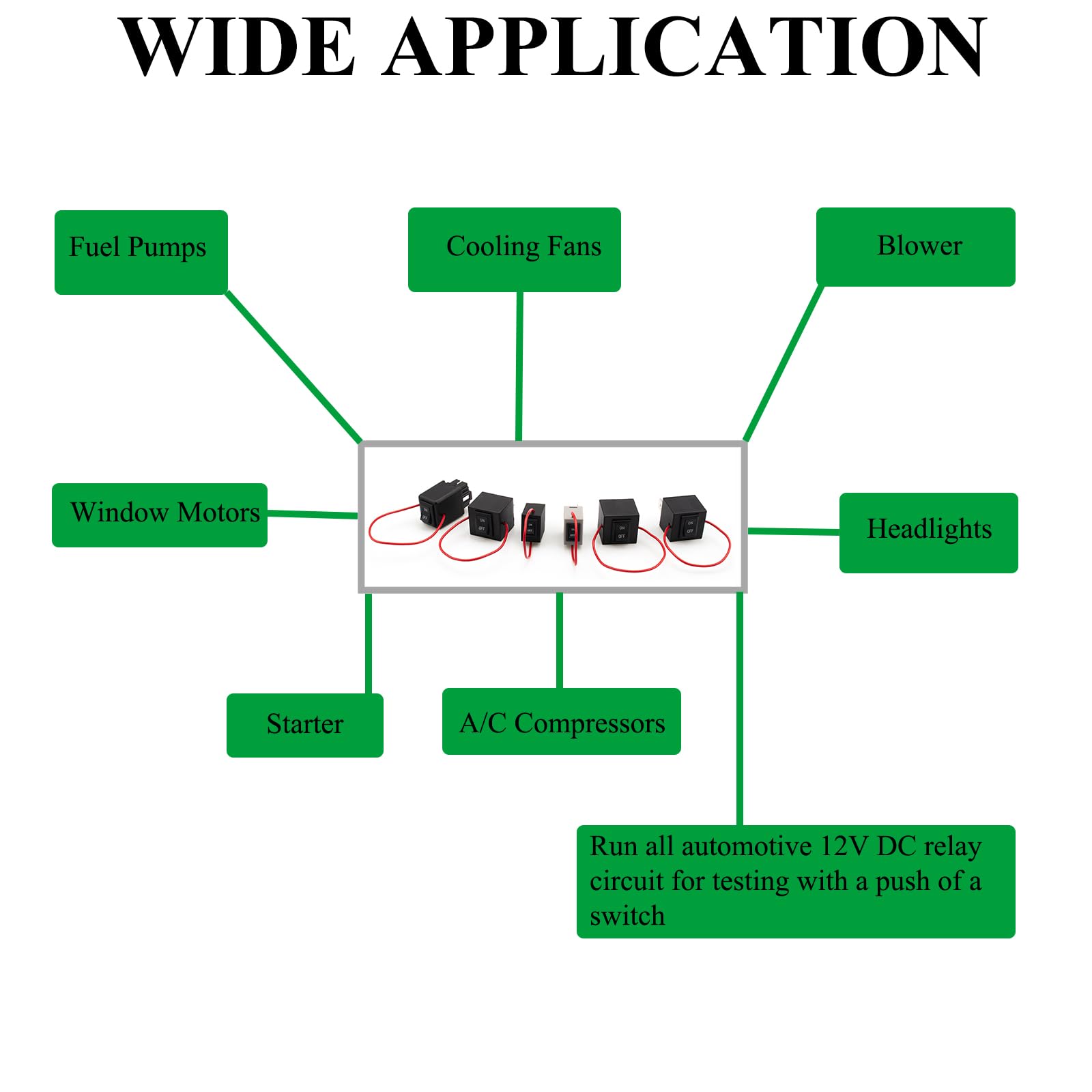 Fuel Pump Relay 9038A Relay Bypass Kit With Amp Meter - Diagnose Fuel ...