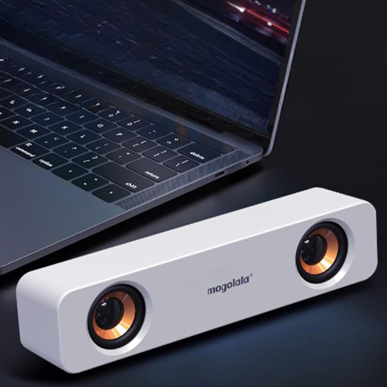 Amazon.com: Computer Speakers Soundbar for Desktop Monitor Laptop ...