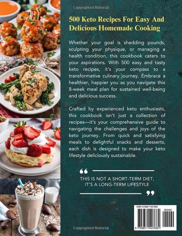 Snapklik.com : The Ultimate Keto Cookbook For Beginners: 500 Easy And ...