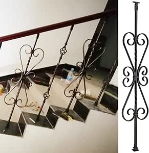 Amazon.com: Glass Panel Fencing Railing Post System Modern Metal Stairs ...