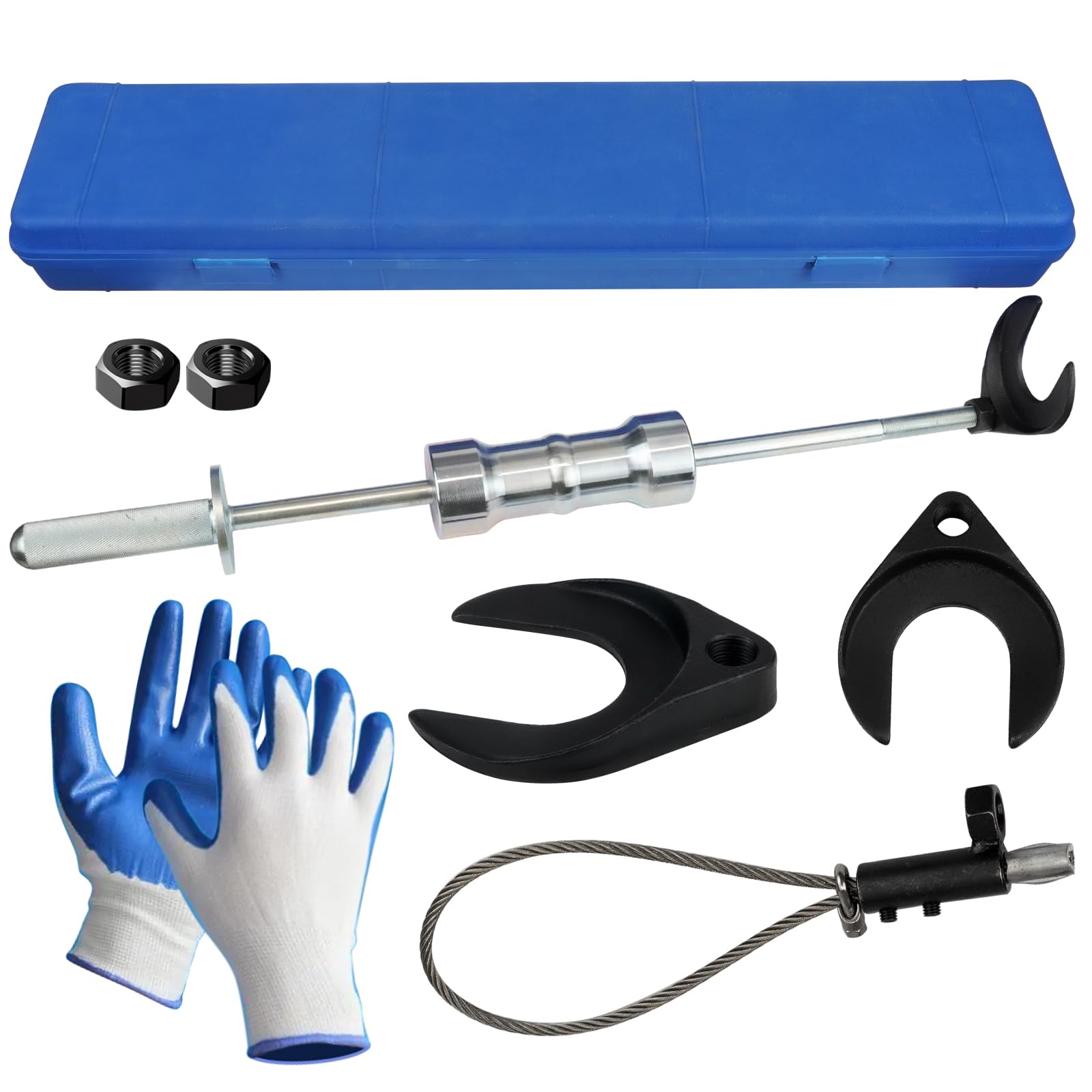 Amazon.com: ZIBOPAR Inner CV Joint Puller Kit Front Wheel Drive Axle ...