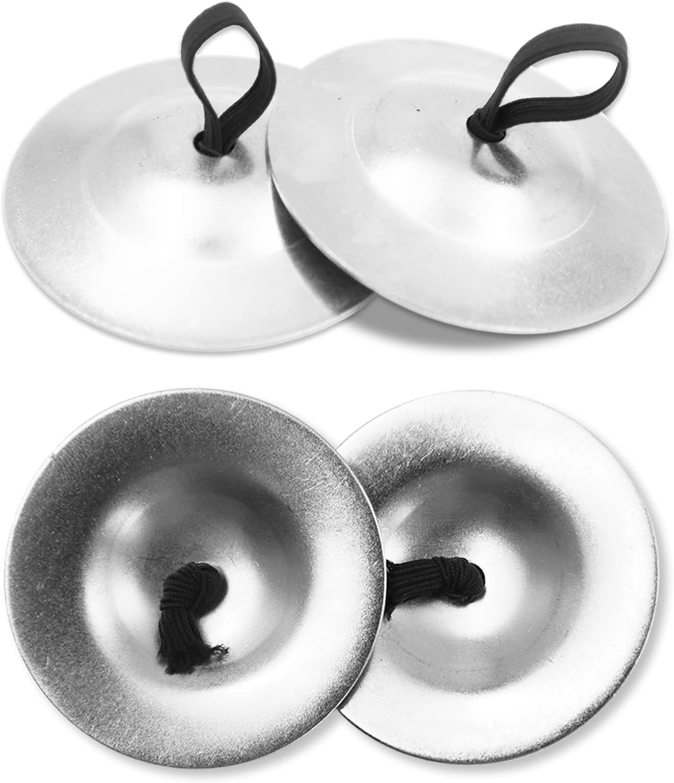 Amazon.com: 4Pcs Finger Cymbals 5.3cm/2.1in, Finger Zills for Belly ...