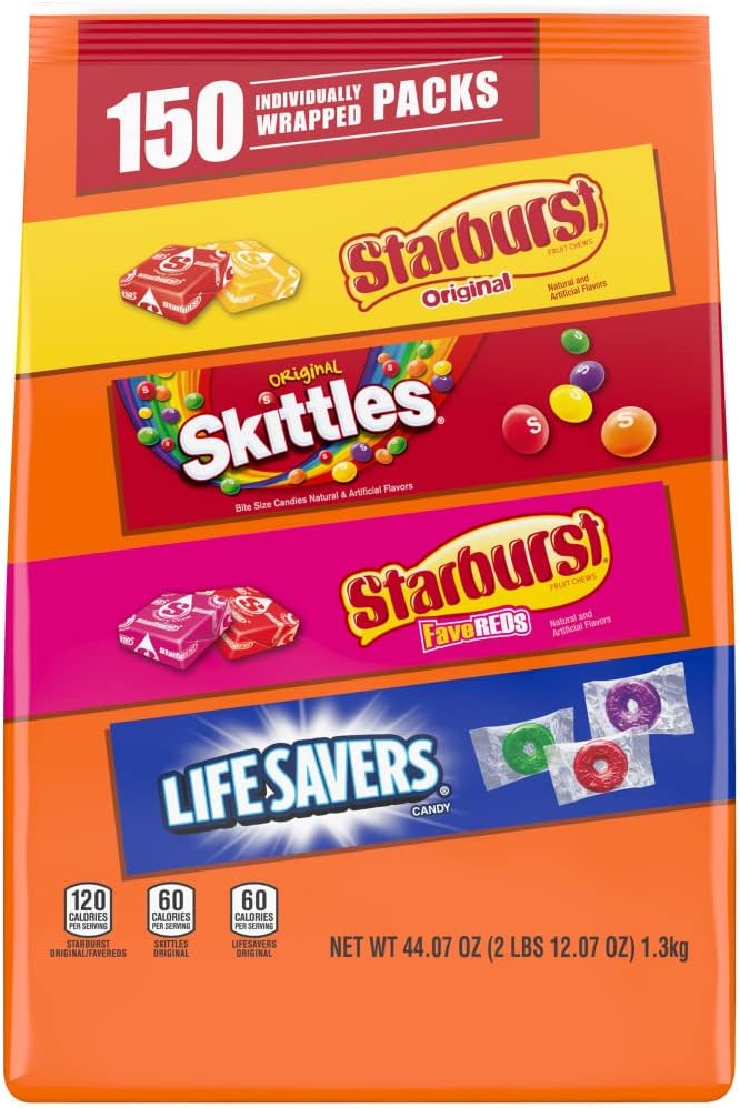 Amazon.com : SKITTLES, STARBURST Original & FaveRed, LIFE SAVERS ...