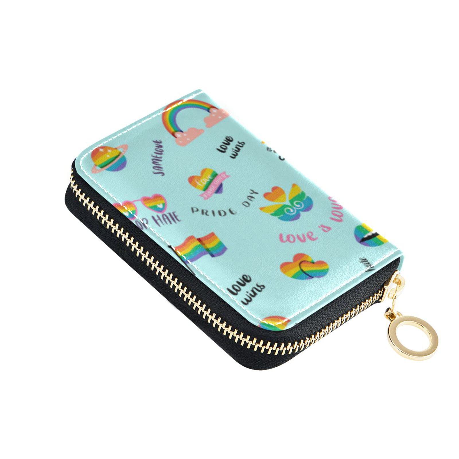 Amazon.com: NCRJCZQL LGBTQ Gay Rainbow Pride Flag RFID Credit Card ...