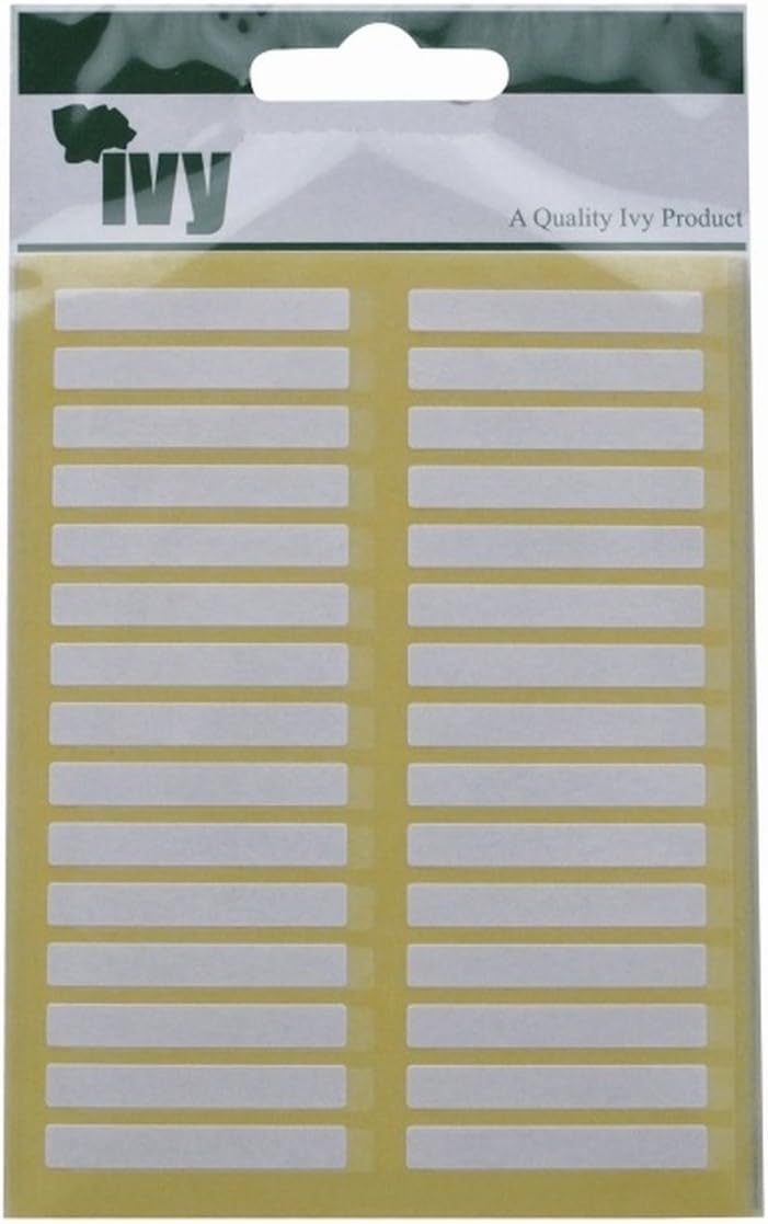 Amazon.com: Ivy Small White Labels 5mmx35mm : Office Products