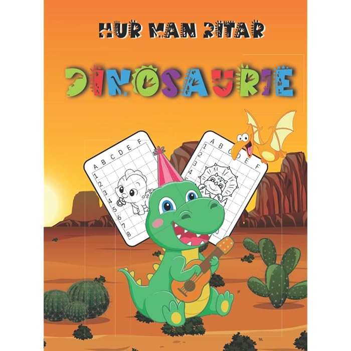 Buy Hur Man Ritar Dinosaurie: En Enkel Steg-för-steg Guide till Ritning ...