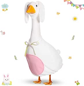 Amazon.com: FuWeave Easter Egg Goose Outfit Spring Lawn Porch Plastic ...