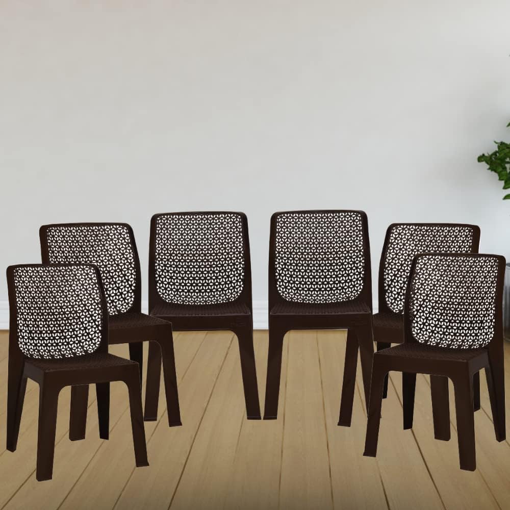 ITALICA Oxy Plastic Chair for Home/Glossy Finish Chair for Office ...