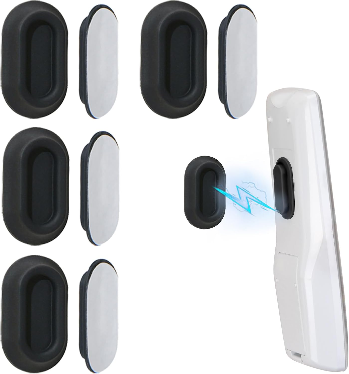 Amazon.com: Magnetic Remote Control Holder Wall Mount 4 Pack Soft ...
