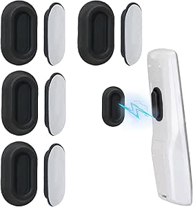 Magnetic Remote Control Holder Wall Mount 4 Pack Soft Silicone Remote ...