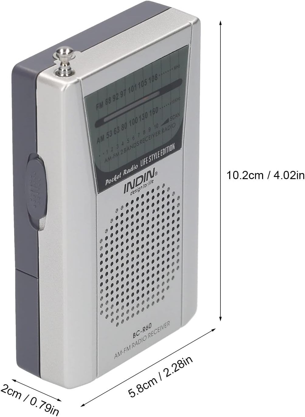 Snapklik.com : Pocket Radio AM FM Transistor Powered By AA Battery