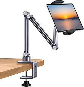 Amazon.com: nediea Tablet Stand Holder for Desk, Adjustable Tablet ...