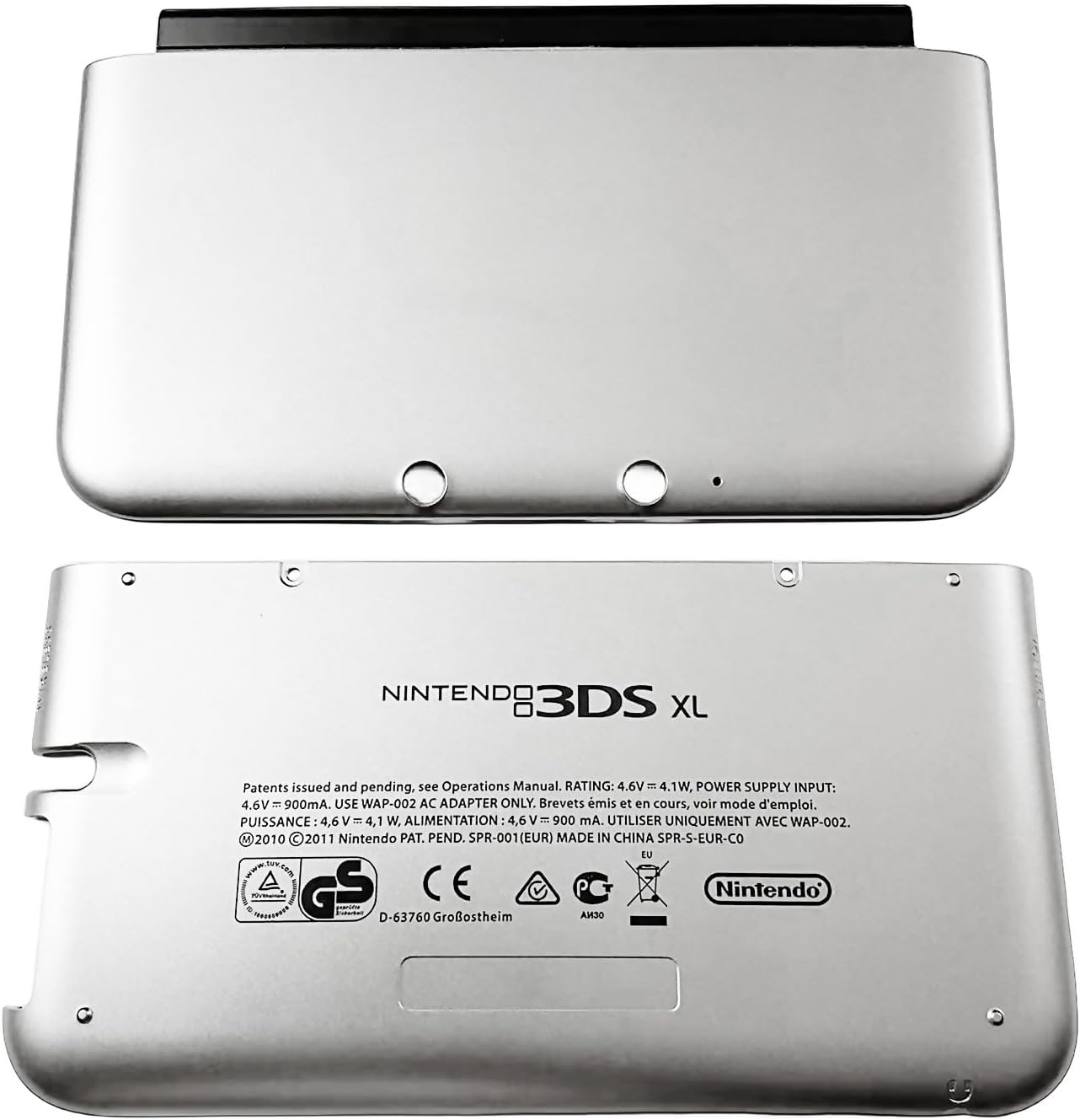 Amazon.com: Original for 3DSXL Extra Housing Case A/E Face Shells 2 PCS ...