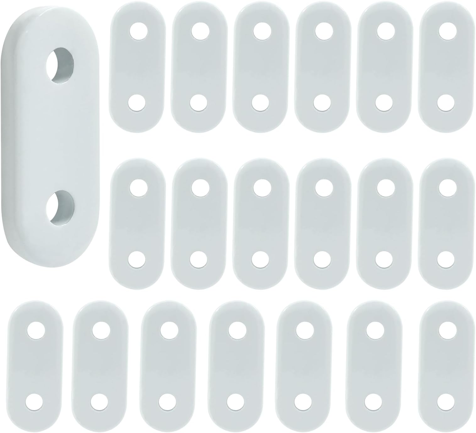 Amazon.com: Unlorspy 20 Pcs White Curtain Weights, 37 x 15mm Bottom ...