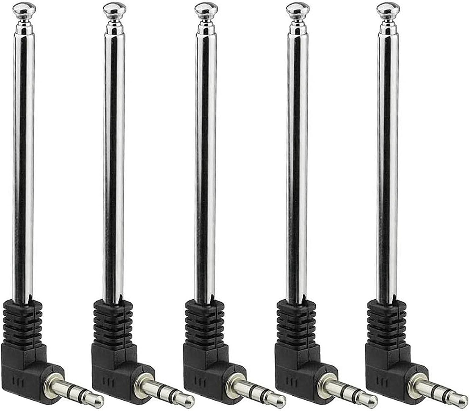 Amazon.com: Bingfu Mini FM Radio Antenna 3.5mm Male Telescopic FM ...