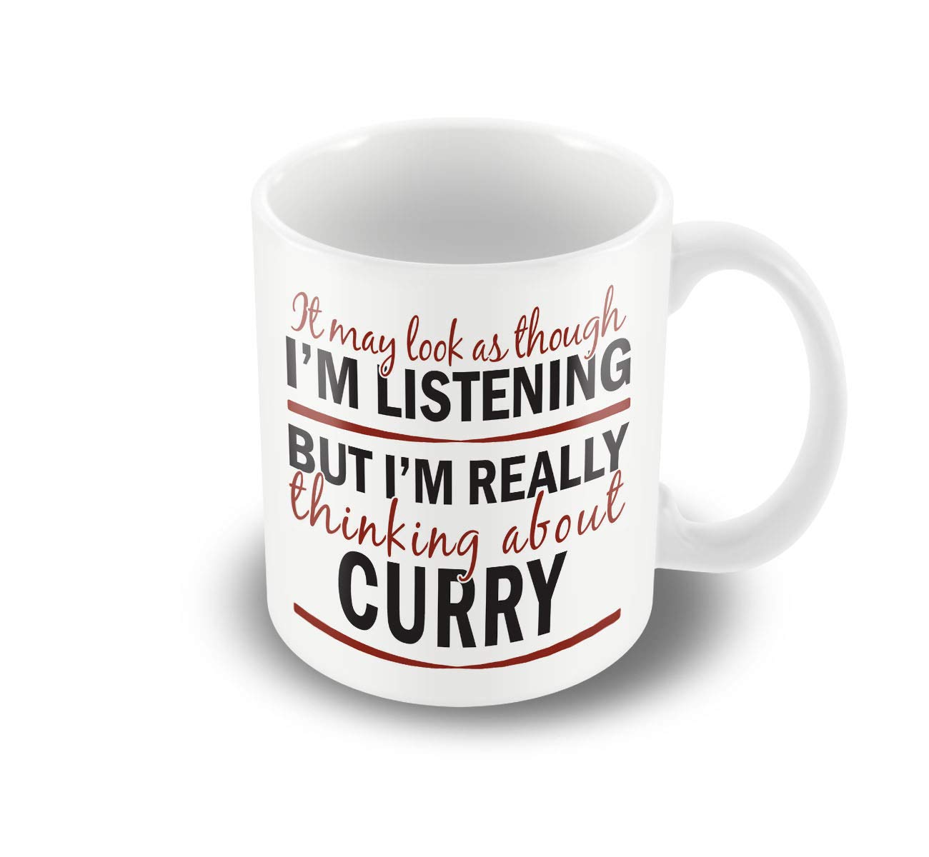 Victorian Printing Company - I'm Thinking About Curry - Funny Printed ...