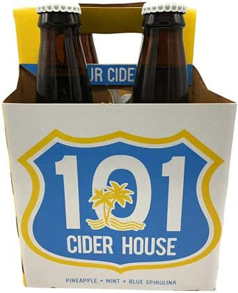 Amazon.com: 101 Cider House, Cider Electric Pineapple, 4pk, 12 Fl Oz, 6 ...