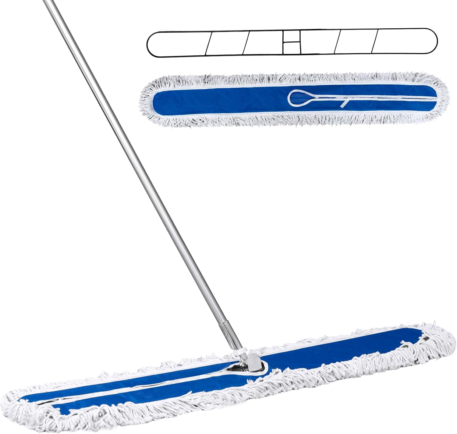 Amazon.com: Nosiny 60 Inch Commercial Dust Mop Floor Sweeper with ...