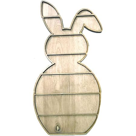 Amazon.com: AuldHome Farmhouse Bunny Serving Trays (Set of 2); Nesting ...