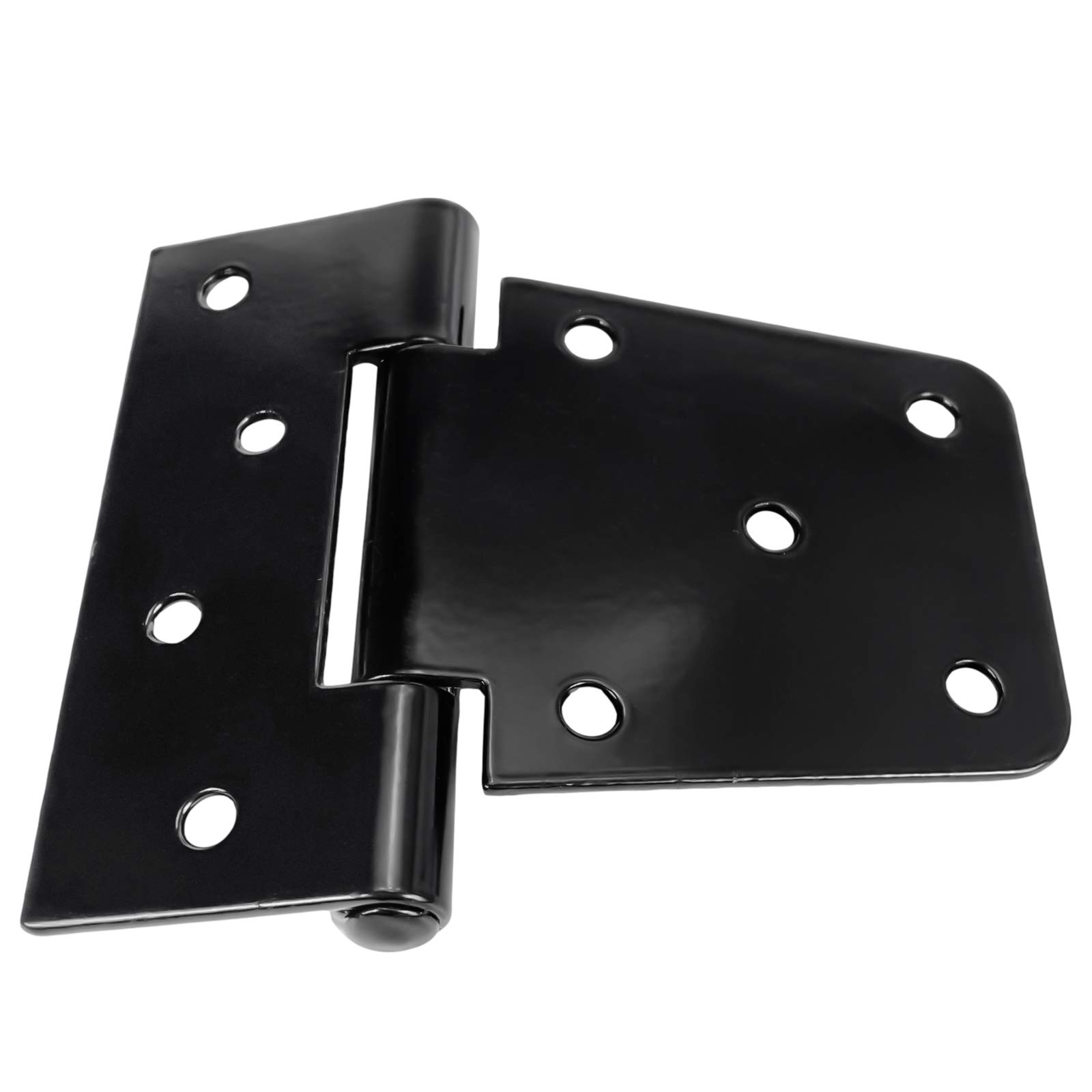 Snapklik.com : 3.5 Inch Black Door Shed Hinges Square Barn Hinges Heavy ...