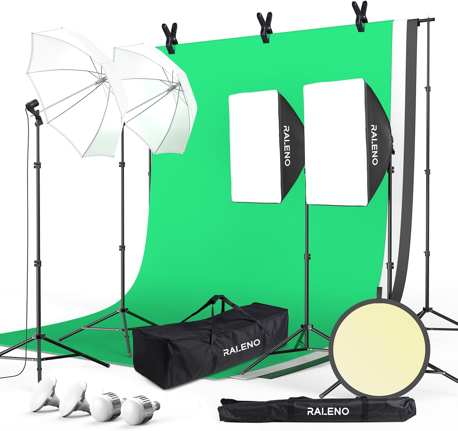 Amazon.com : LINCO Lincostore Photo Video Studio Light Kit AM169 ...