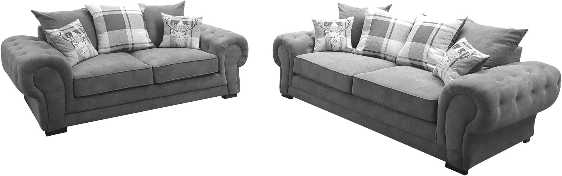 Dorado Corner Sofa Sectional 3 Seater 2 Seater Armchair Cuddle Chair ...