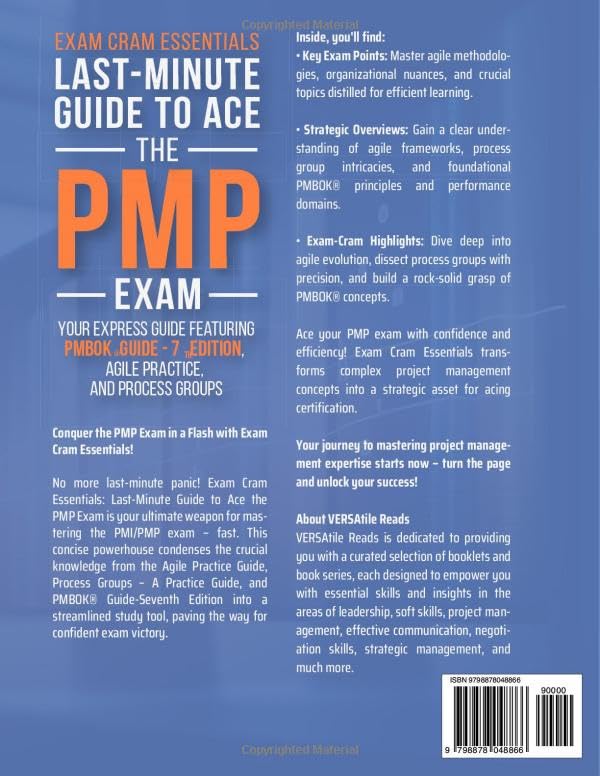 Snapklik.com : Exam-Cram Essentials Last-Minute Guide To Ace The PMP Exam - Your Express Guide ...