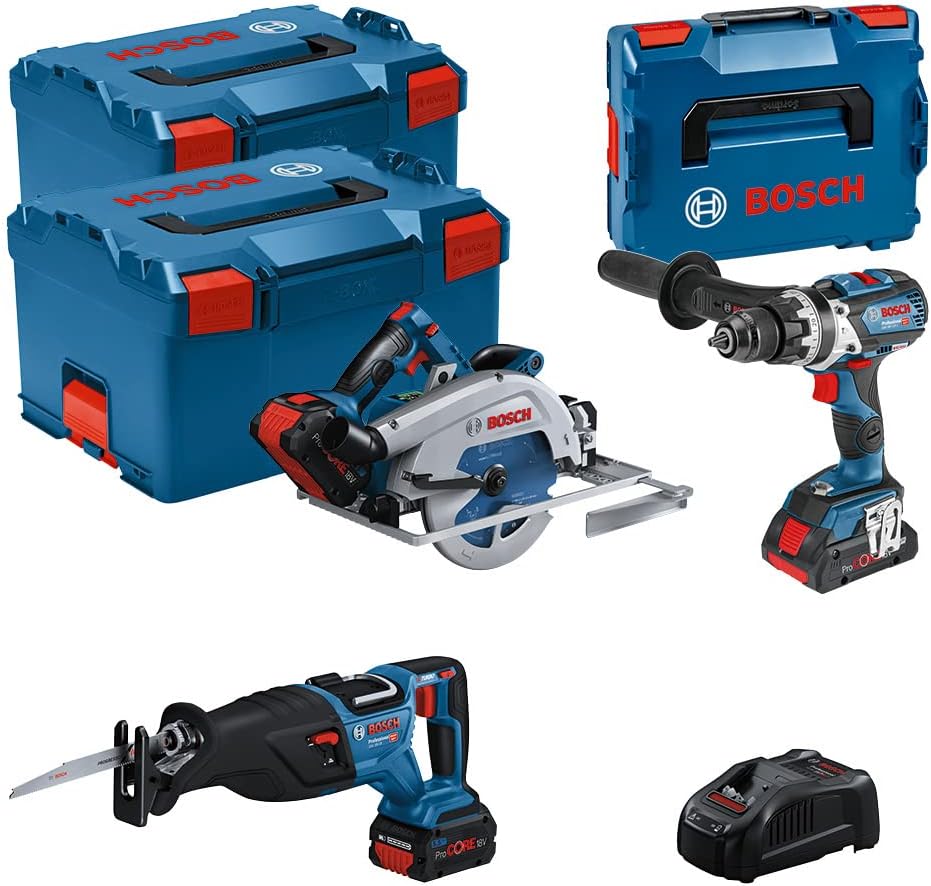 Bosch Professional Kit 3 Outils 18V GSB/GKS/GSA