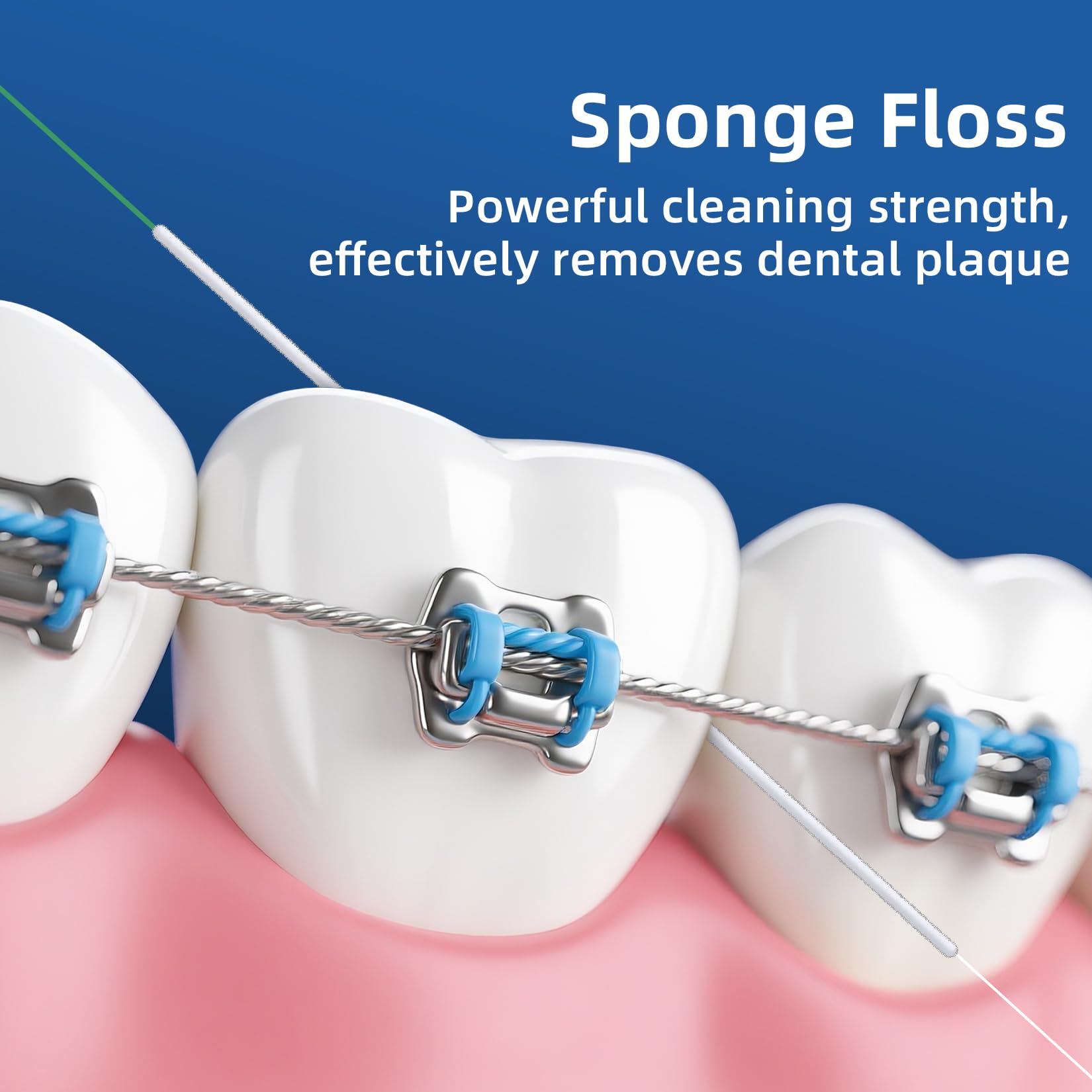 Snapklik.com : RioRand 160 Count Orthodontic Floss For Braces, 3-in-1 ...