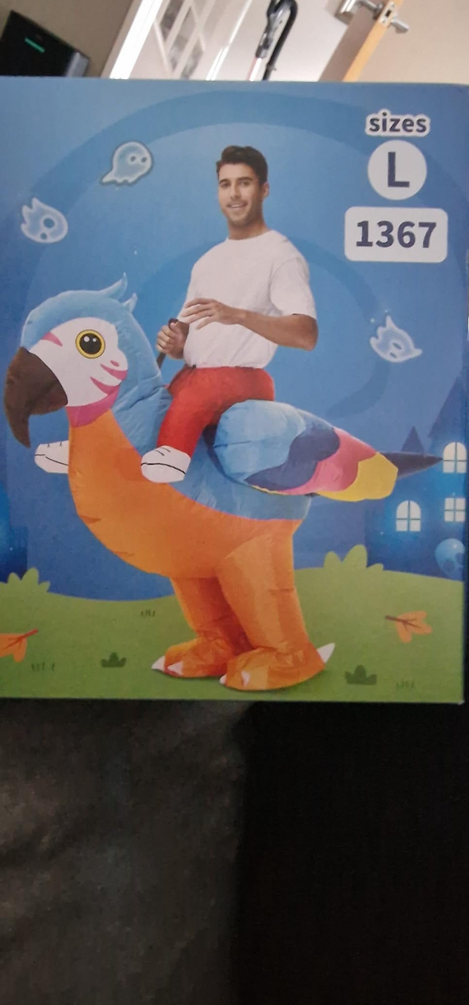 JASHKE Parrot Costume Adult Inflatable Parrot Costumes Inflatable ...