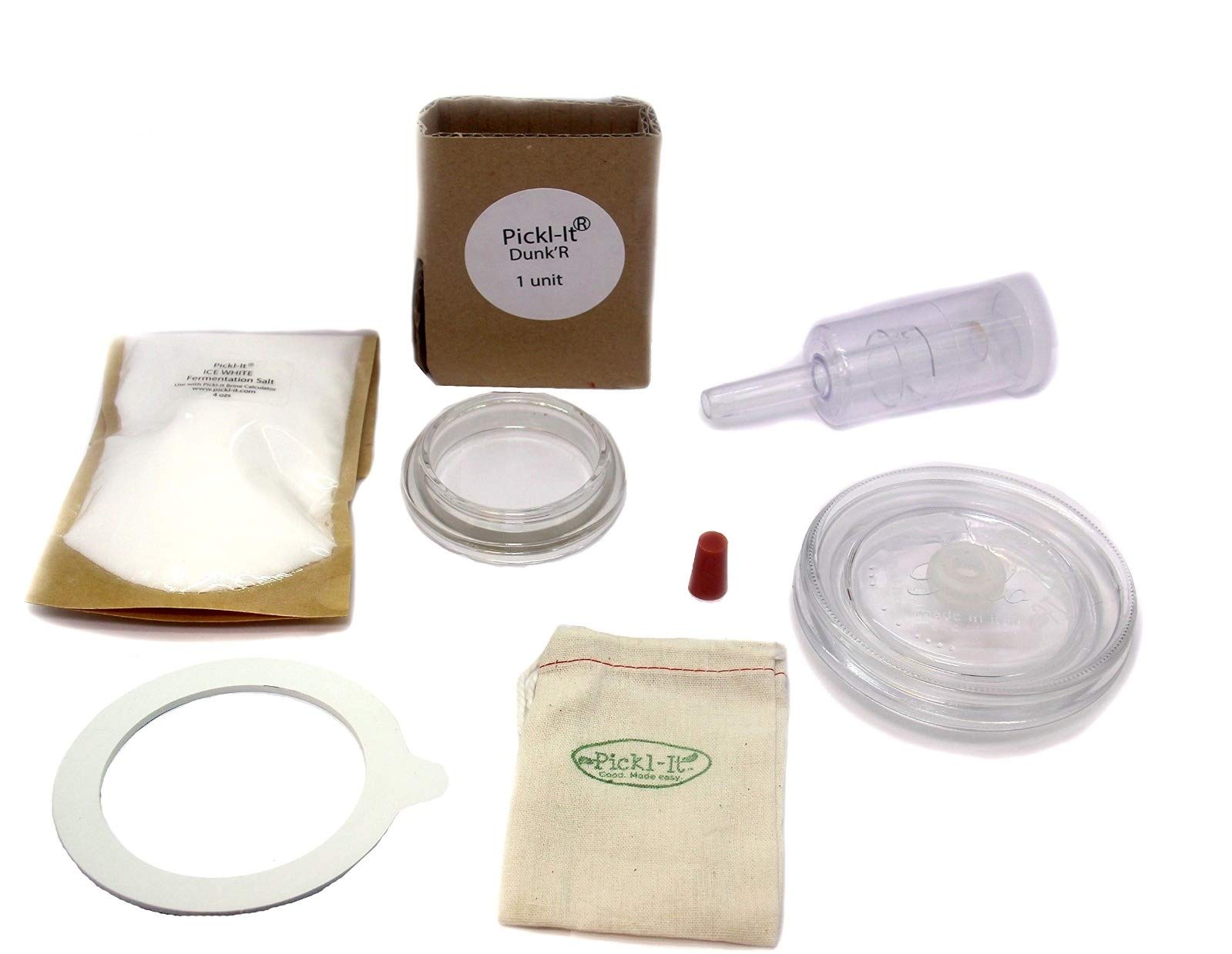 Buy Pickl-It Deluxe Fermentation Lid Kit Convert 'Fido' Jars For ...