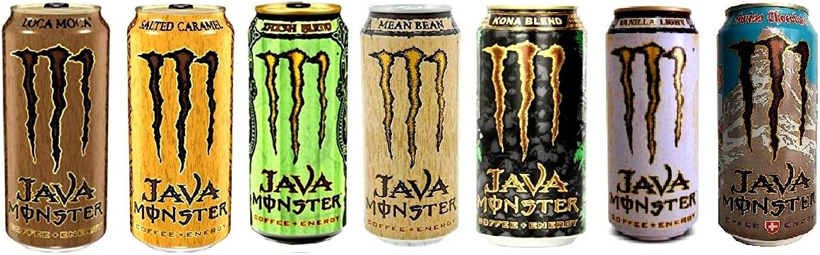 Amazon.com : Monster Energy Java 300 Triple Shot Robust Coffee, French ...