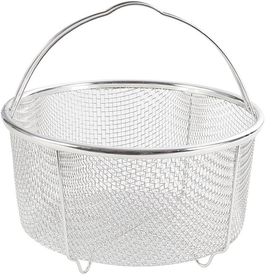 Amazon.com: GANAZONO Round Frying Basket Stainless Steel Wire Steamers ...