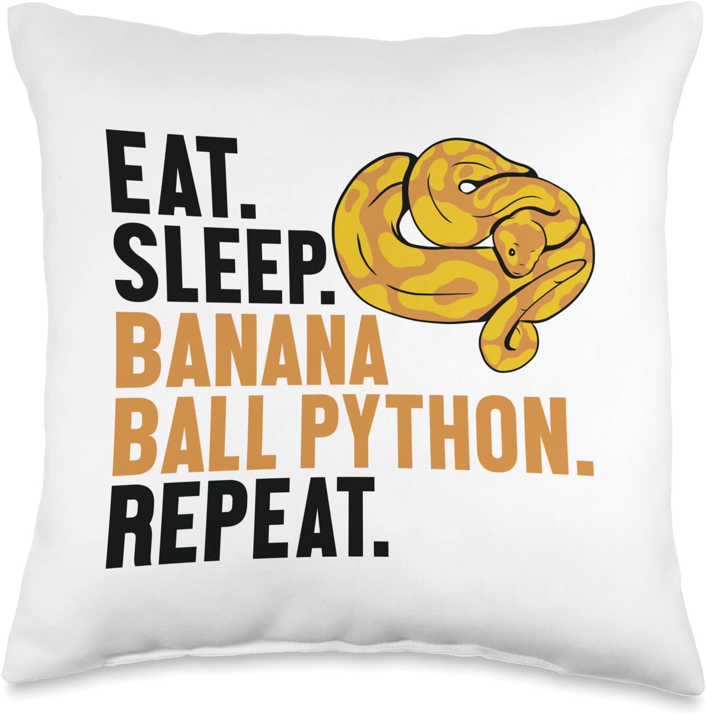 Amazon.com: Costume Snake Ball Python Enclosure Plush Gifts Eat Sleep ...