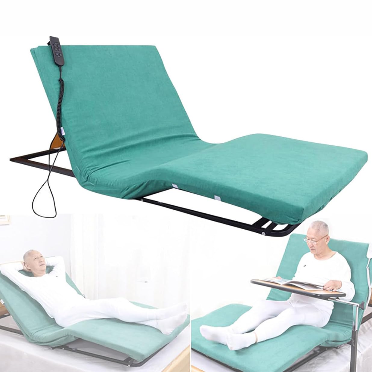 GYQSSD Medical Pillow Lifter, Electric Lifting Bed Backrest, Portable ...