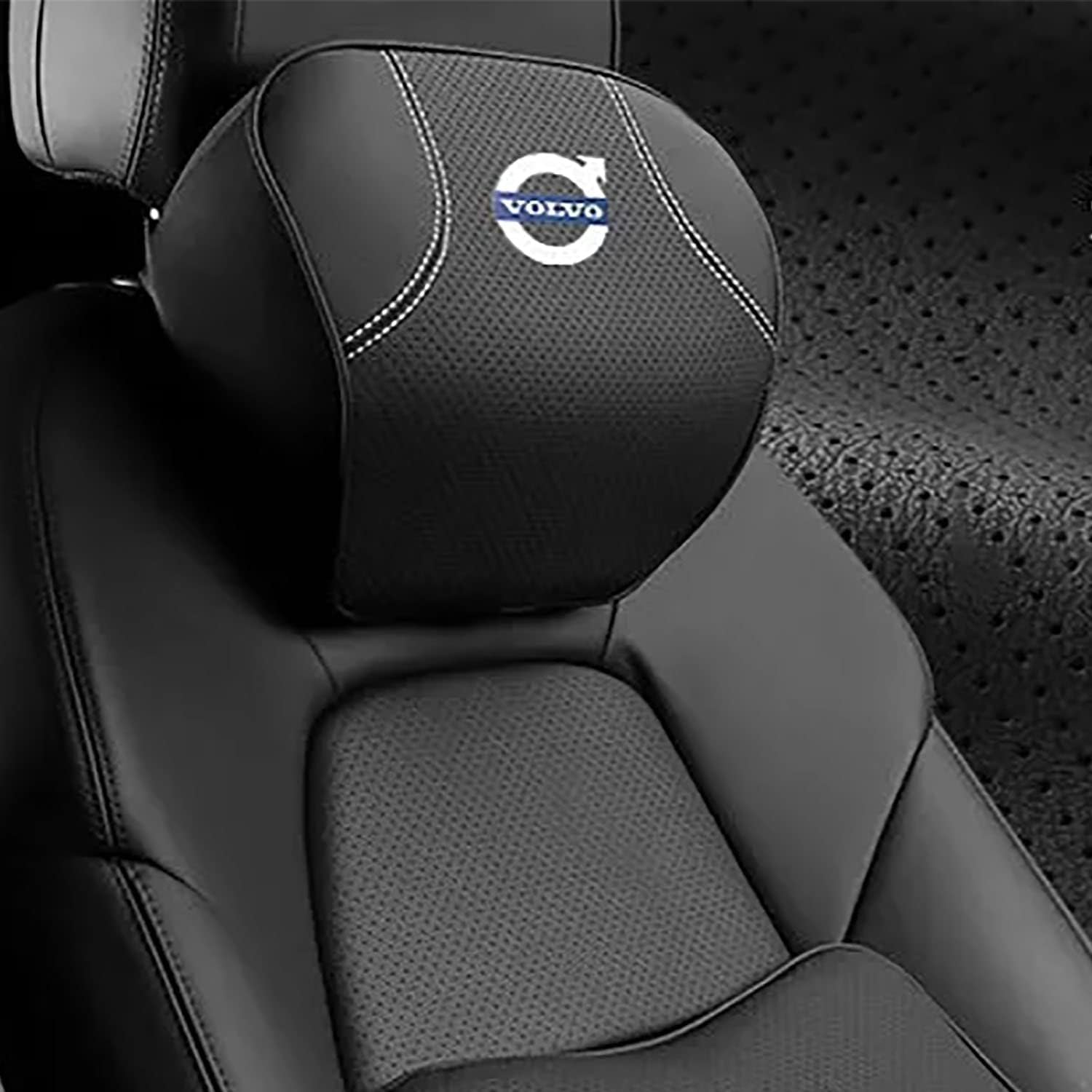Amazon.com: Valman Customized for Volvo Accessories car headrest Pillow ...
