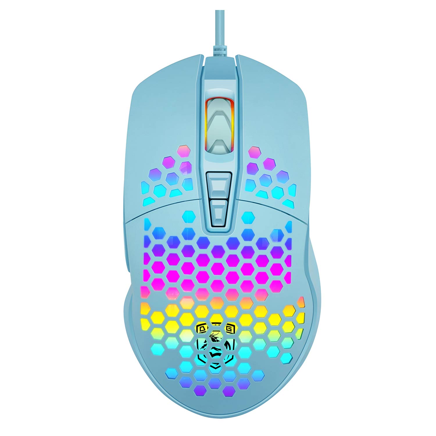 Buy Gaming Mouse,THUN-CT Wired Gaming Mouse with Honeycomb Shell, 7 ...