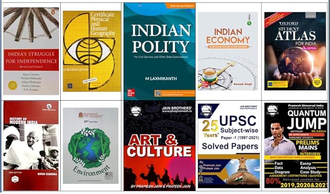 Buy UPSC Topper Books General Studies | Combo set of 10 Books Book ...